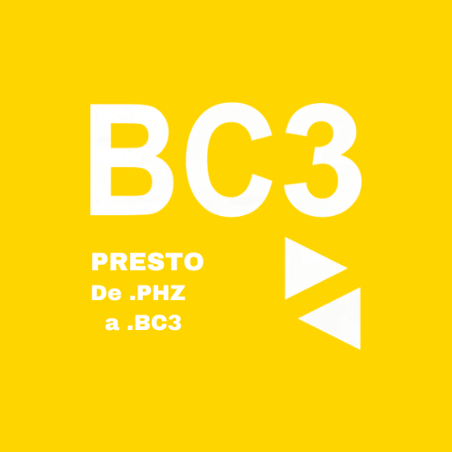 Convertir un fichero de PRESTO en BC3 · Blog Trowel